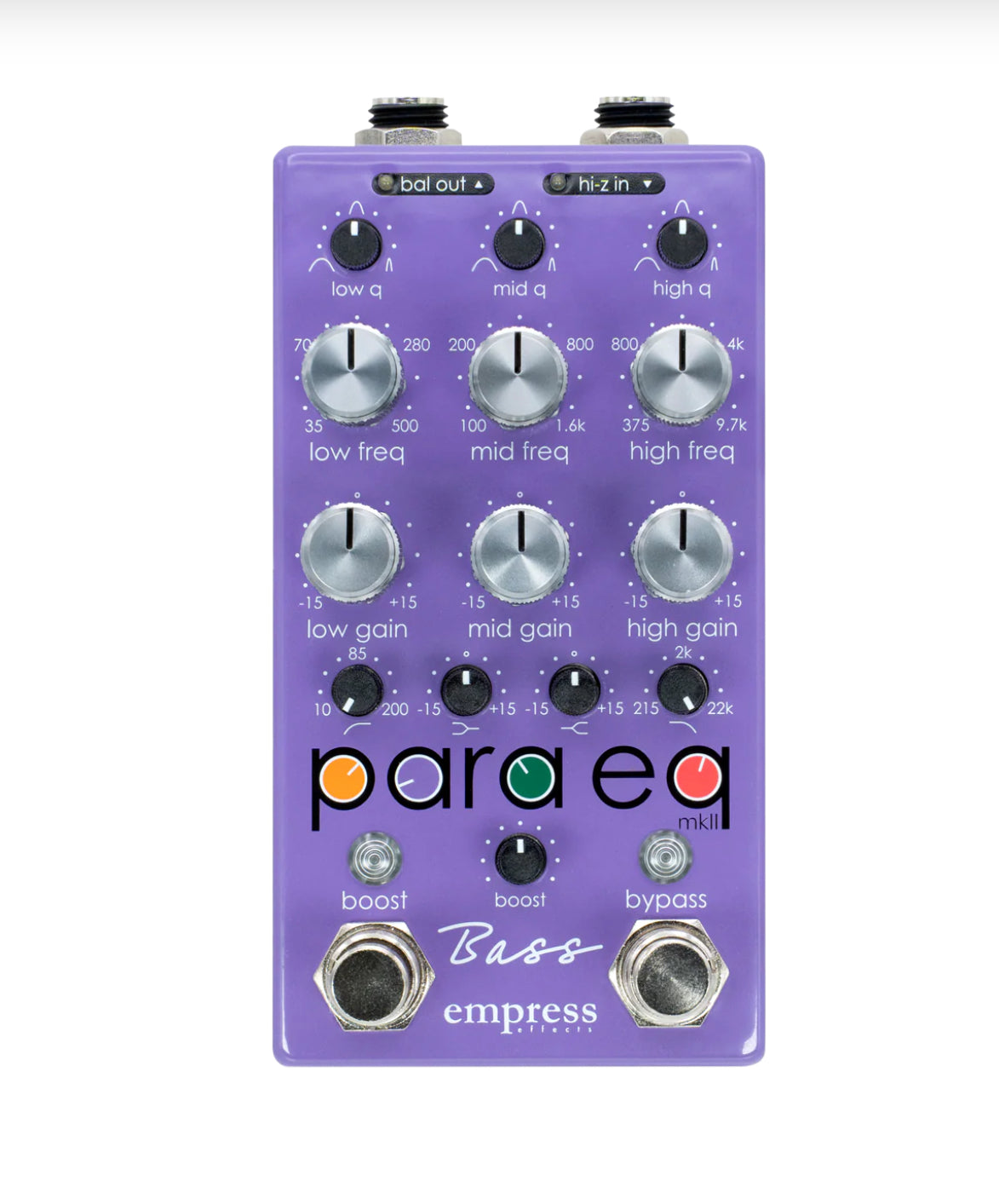 Empress Effects ParaEq Bass EQ Pedal – Guitar Brando