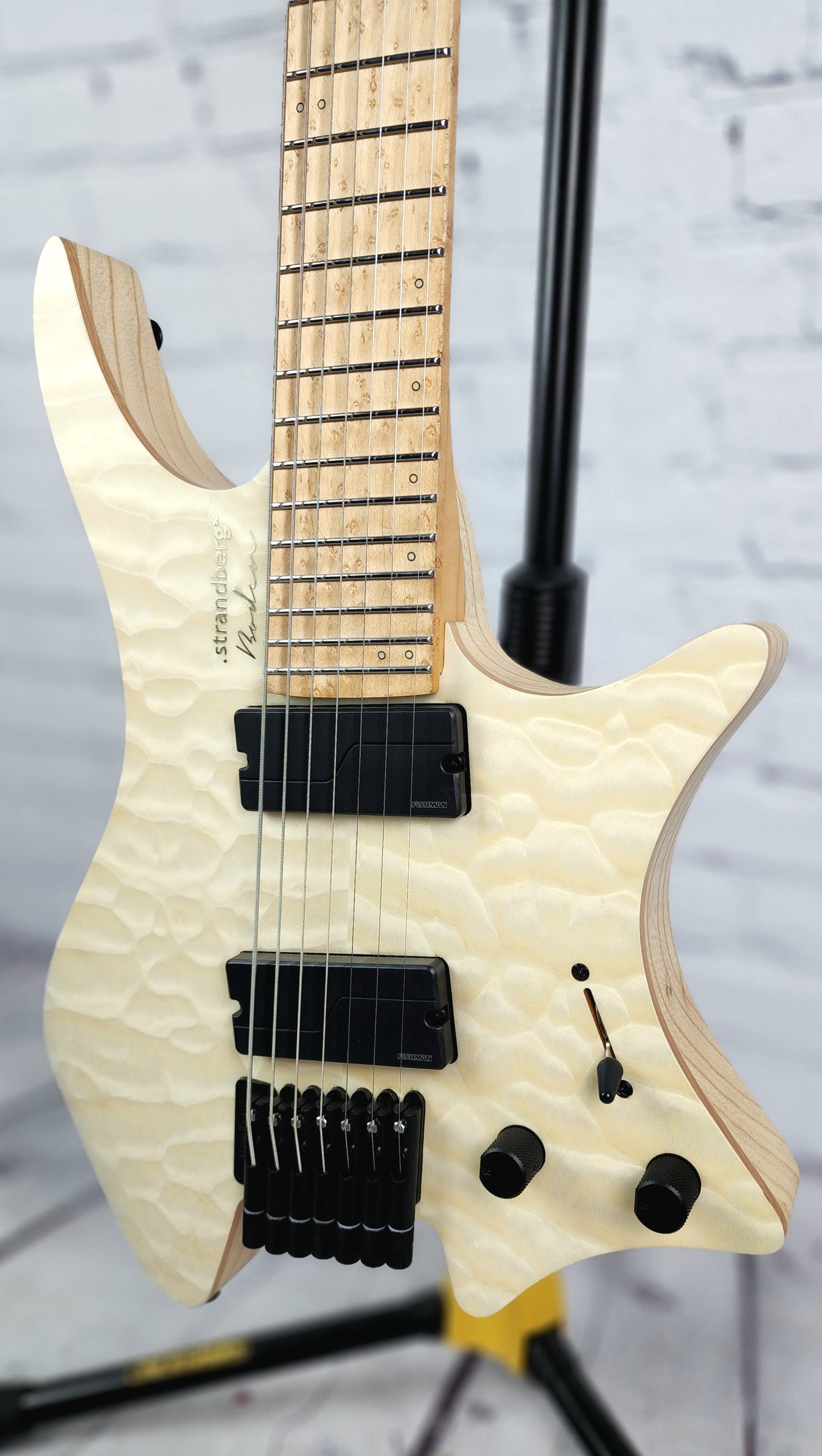 Strandberg Boden Original NX 7 String Electric Guitar Natural Quilt Li ...