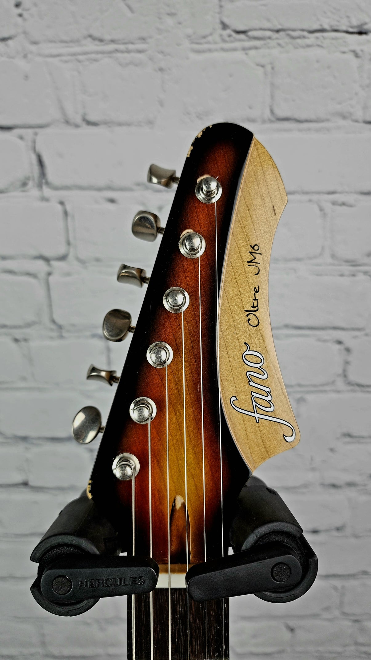 Fano JM6 Oltre 6 String Electric Guitar RW Medium Distress 3-Tone Sunb ...