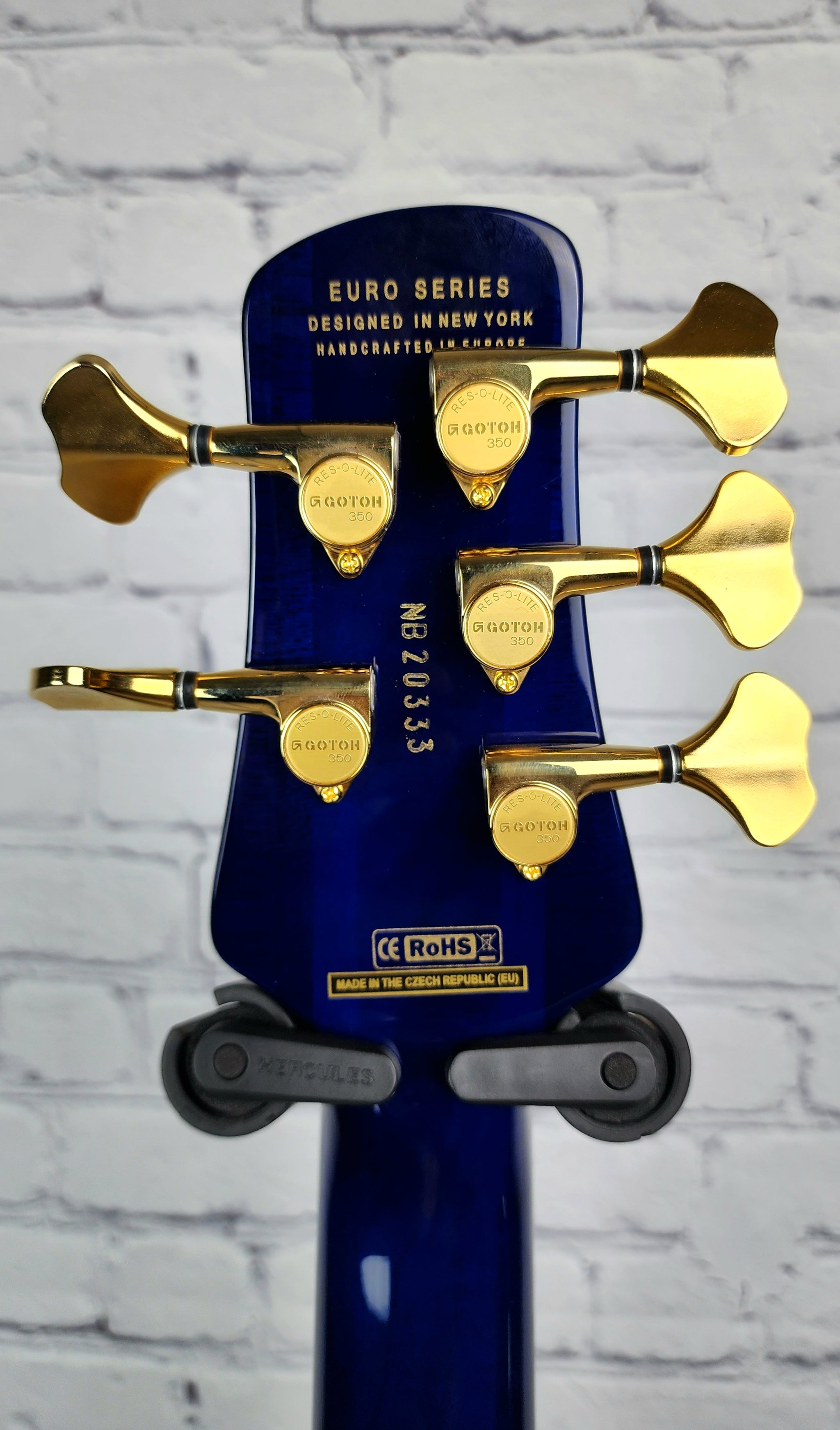 Spector Euro 5 LT 5 String Bass Blue Fade Gloss – Guitar Brando