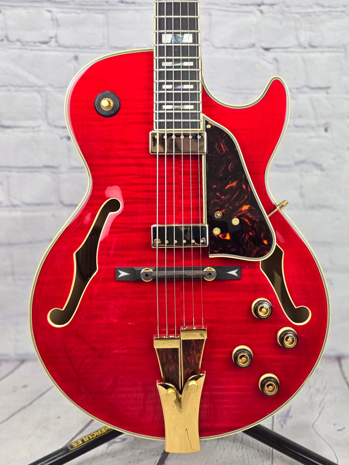 Ibanez GB10SEFM SRR George Benson Semi-Hollow Electric Guitar Sapphire ...