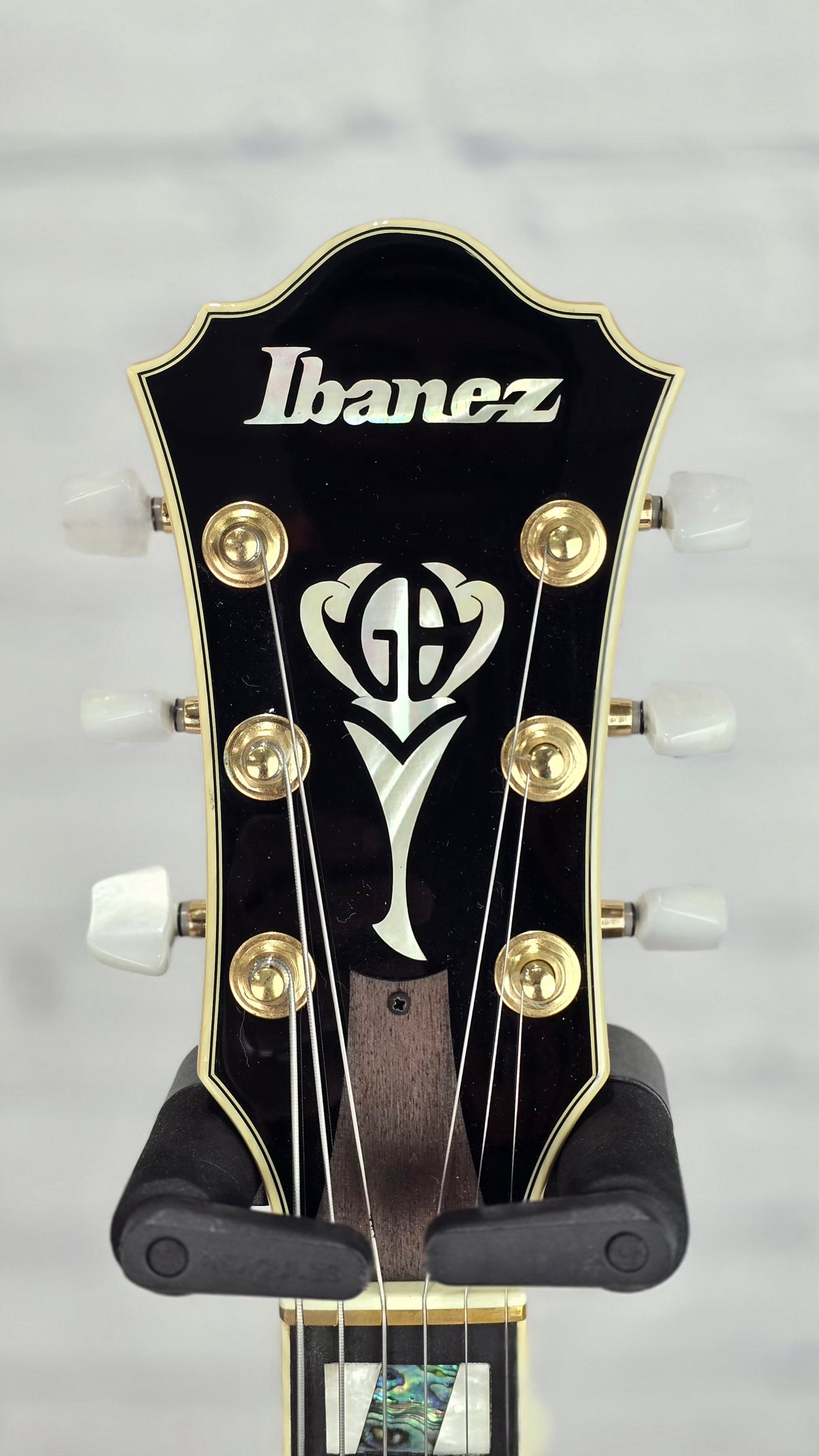 Ibanez GB10SEFM SRR George Benson Semi-Hollow Electric Guitar Sapphire ...
