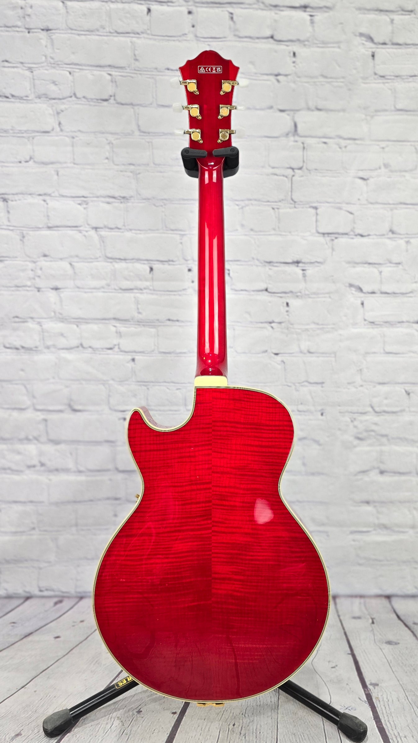 Ibanez GB10SEFM SRR George Benson Semi-Hollow Electric Guitar Sapphire ...