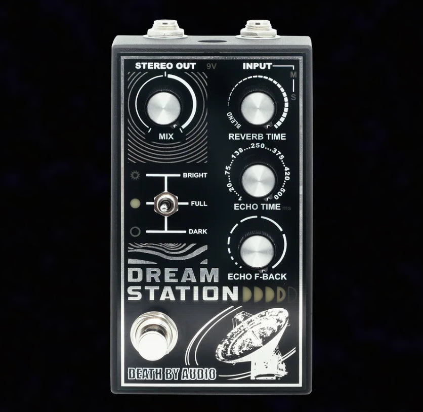 Death by Audio Destroyer Series Dream Station Stereo Reverb Pedal ...