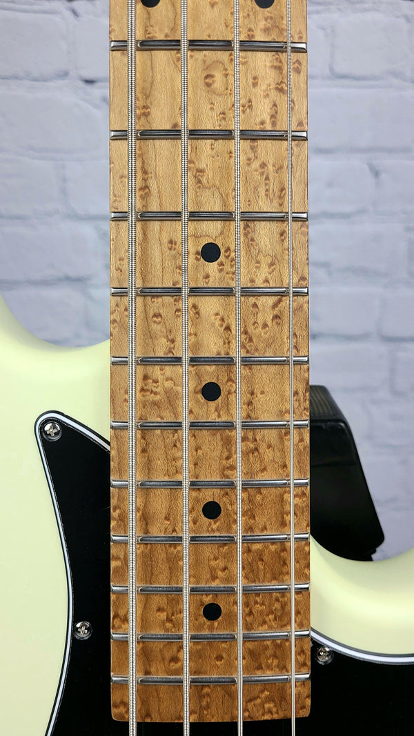 Balaguer Goliath Select Bass - Satin Vintage White w/Roasted Maple Nec ...