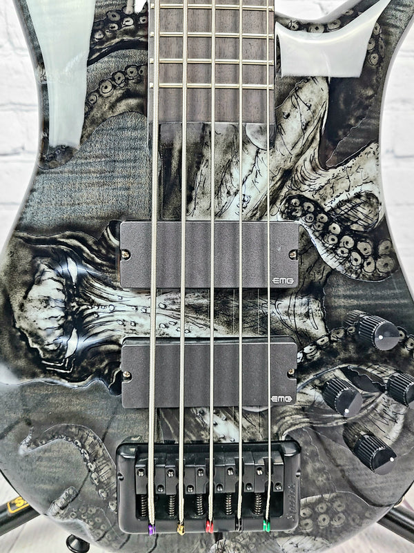 Spector Euro 5 LE 5 String Bass Guitar Squid Limited Edition Darkglass ...