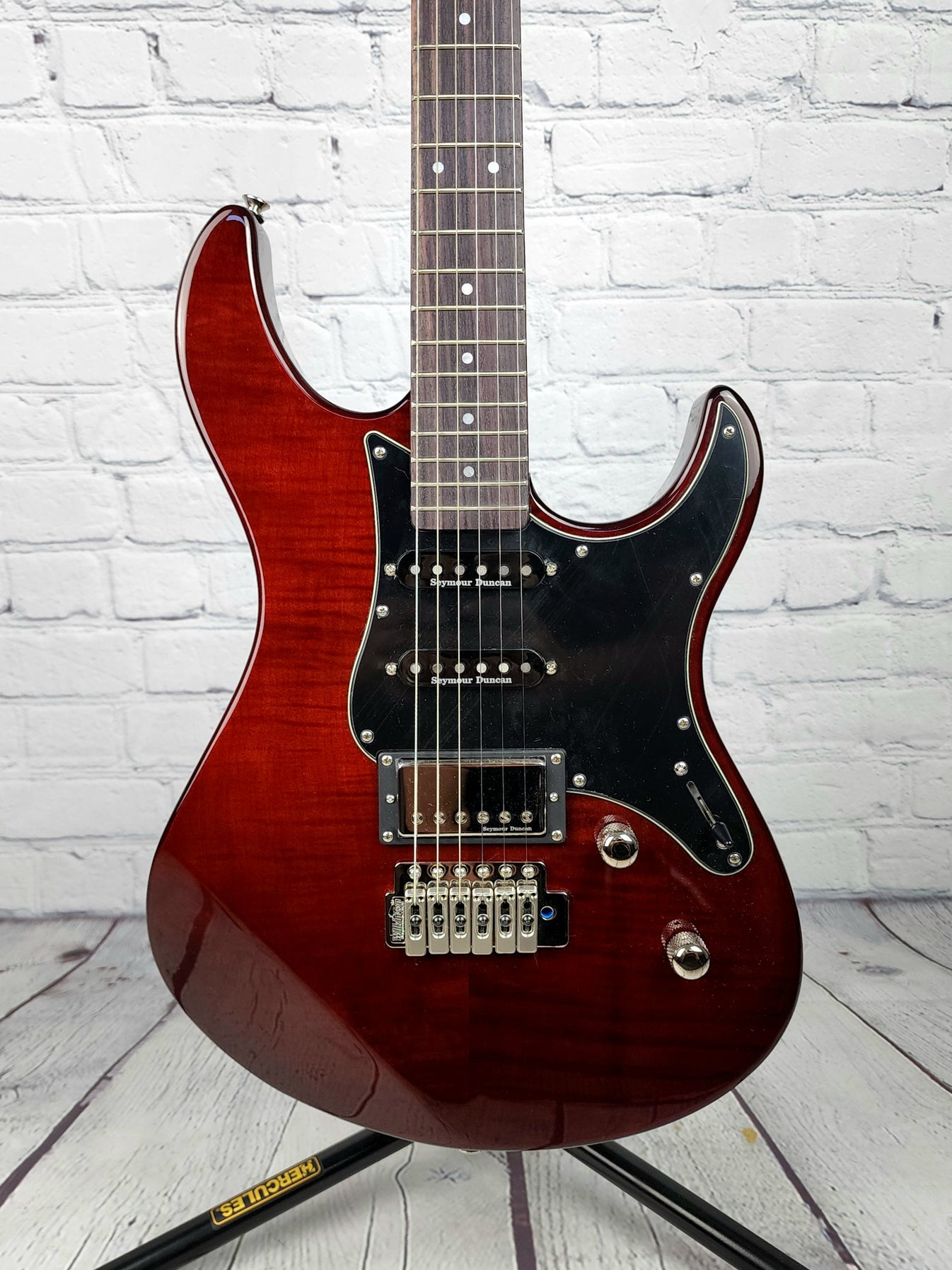Yamaha Pacifica PAC612VIIFM Electric Guitar RTB Root Beer Flame Maple ...