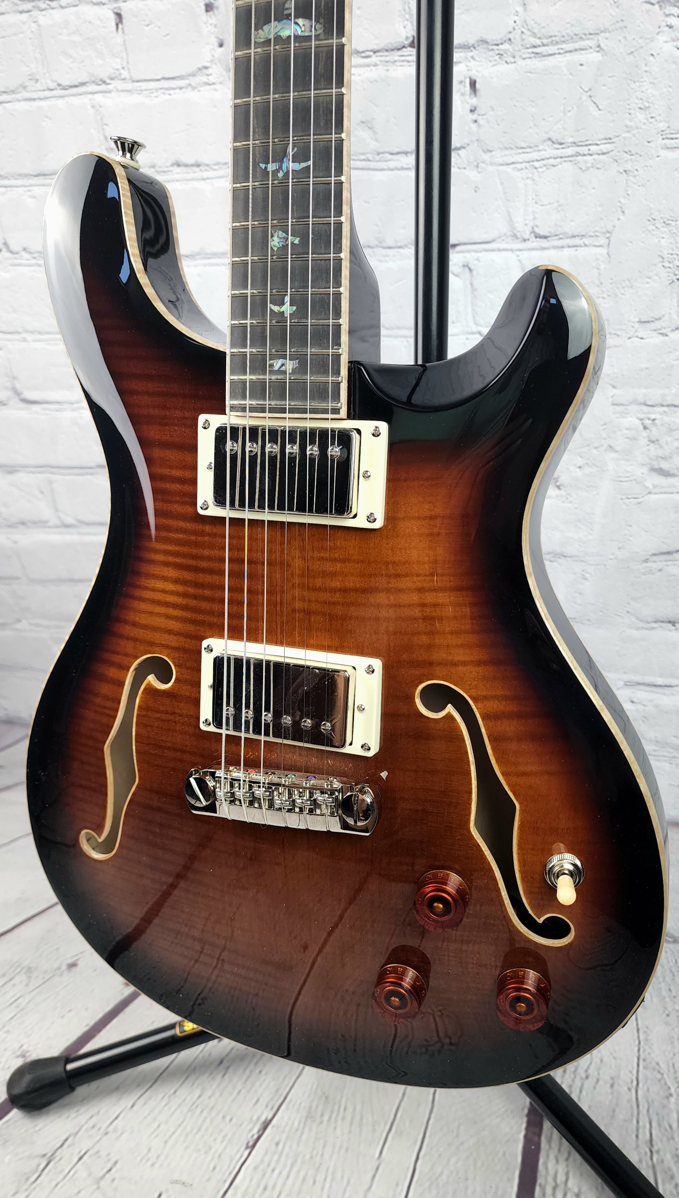 Paul Reed Smith PRS SE Hollowbody II Piezo HBII Black Gold – Guitar Brando