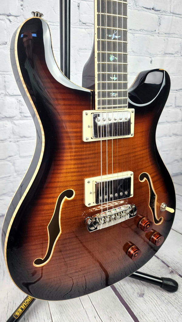 Paul Reed Smith PRS SE Hollowbody II Piezo HBII Black Gold – Guitar Brando