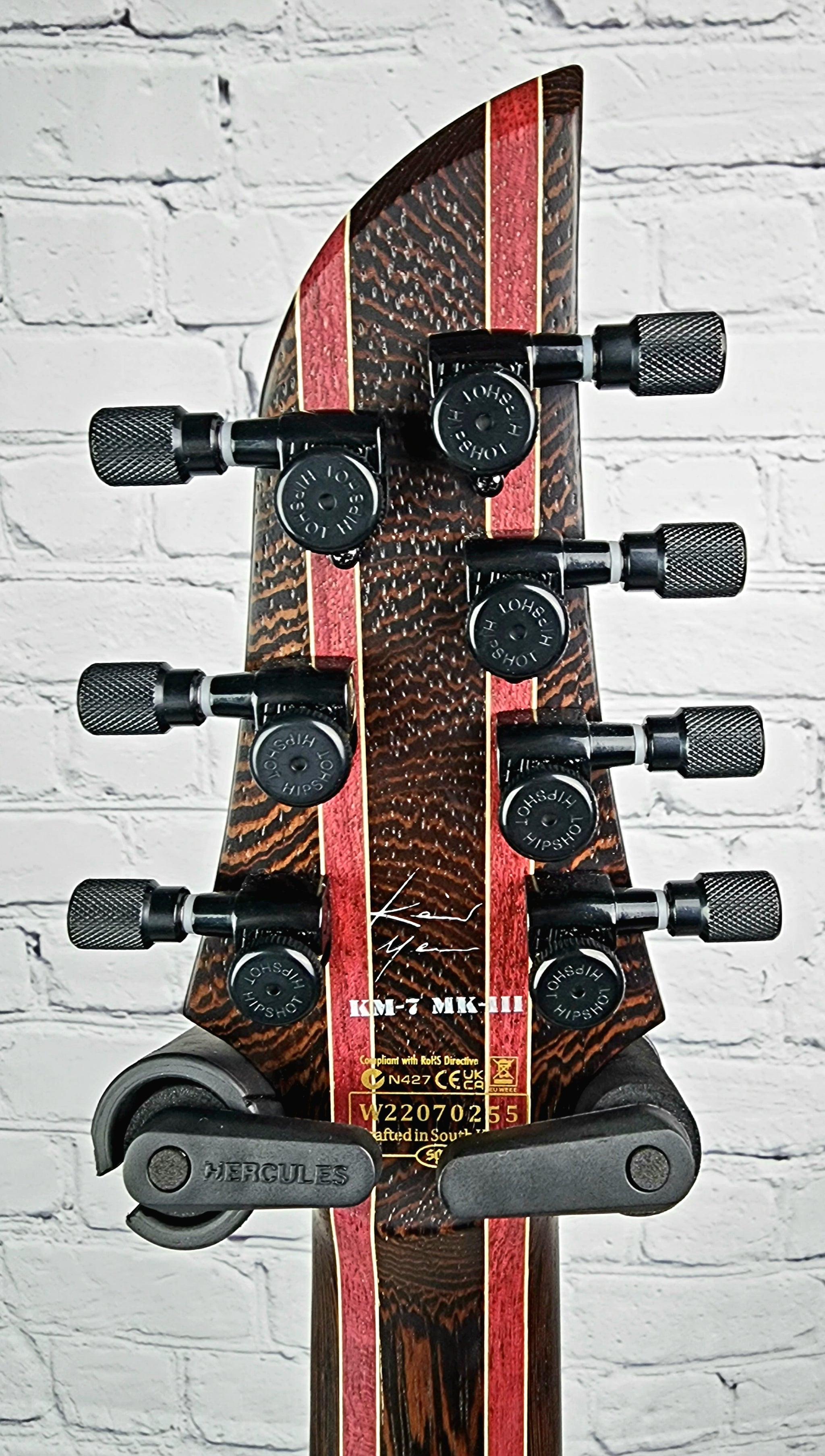 USED Schecter KM7 MkIII Artist Keith Merrow 7 String Electric Guitar F ...