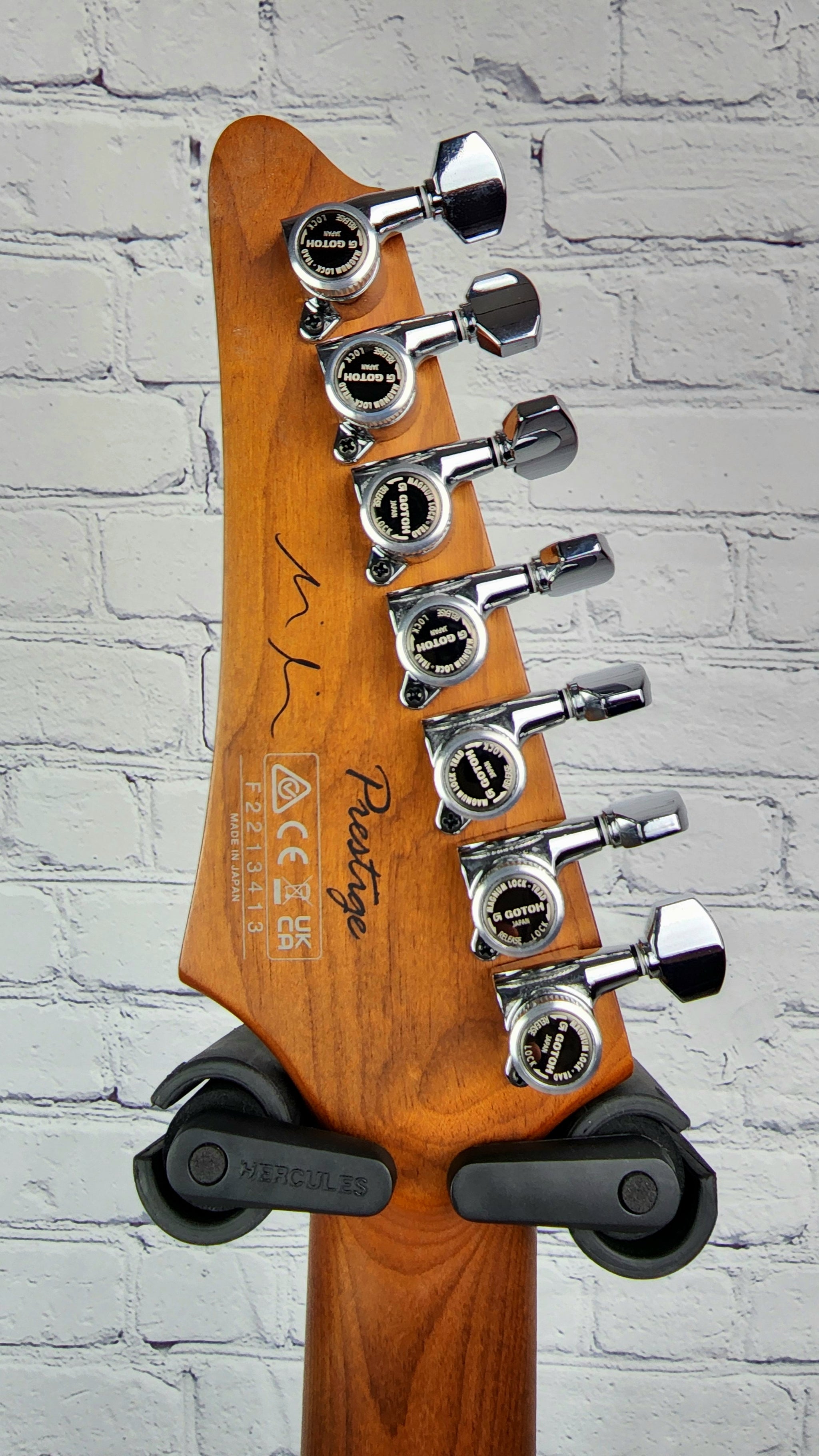 Ibanez Prestige Martin Miller Signature MM7 TAB 7 String Electric Guit ...