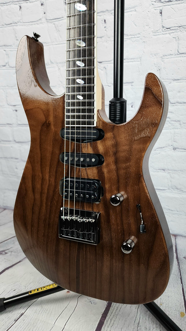 Caparison Dellinger WB-FX EF 6 String Electric Guitar Natural Stainles ...