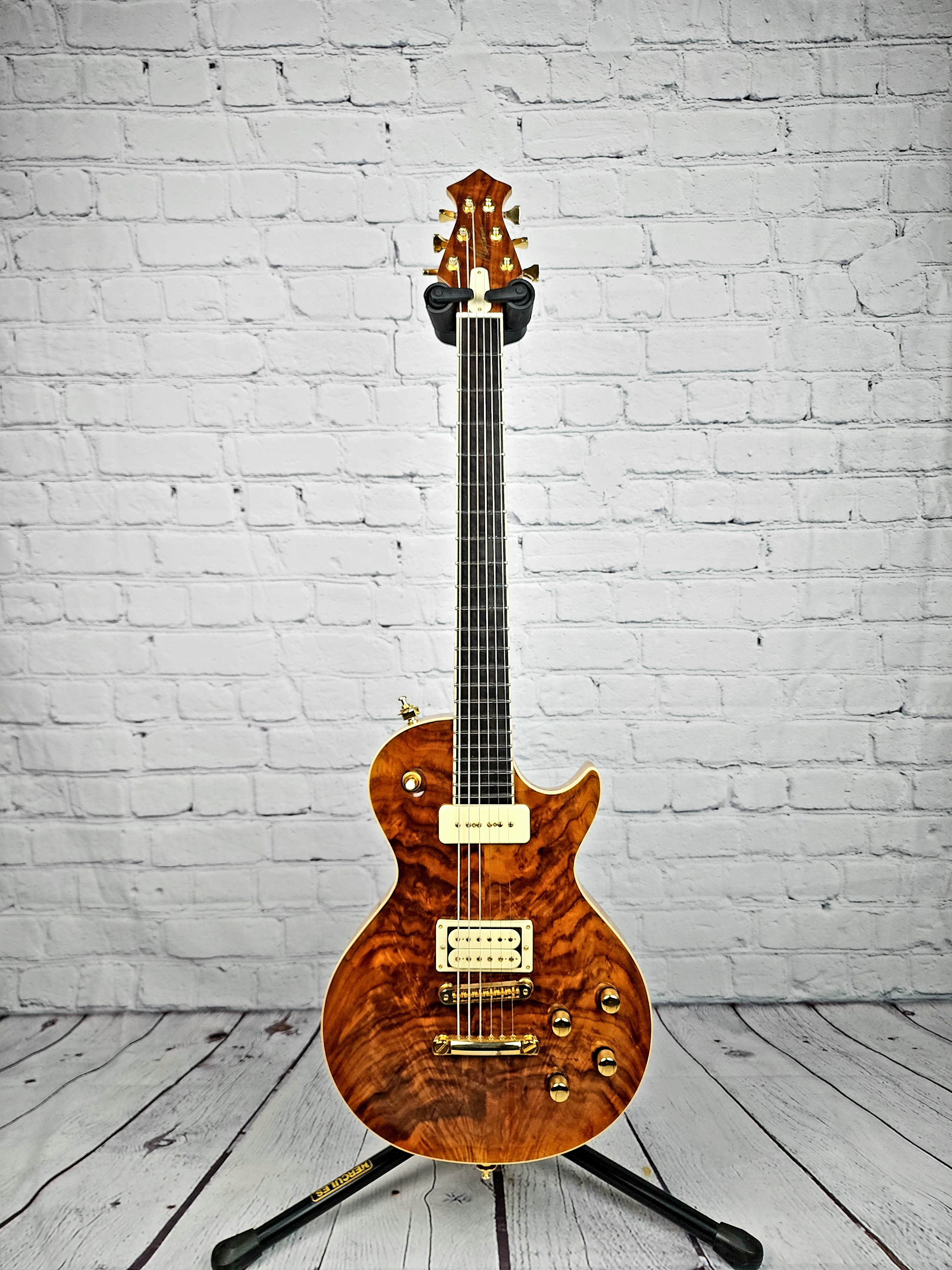 MacPherson Guitars The Preacher Single Cut Electric Guitar Natural Wal ...