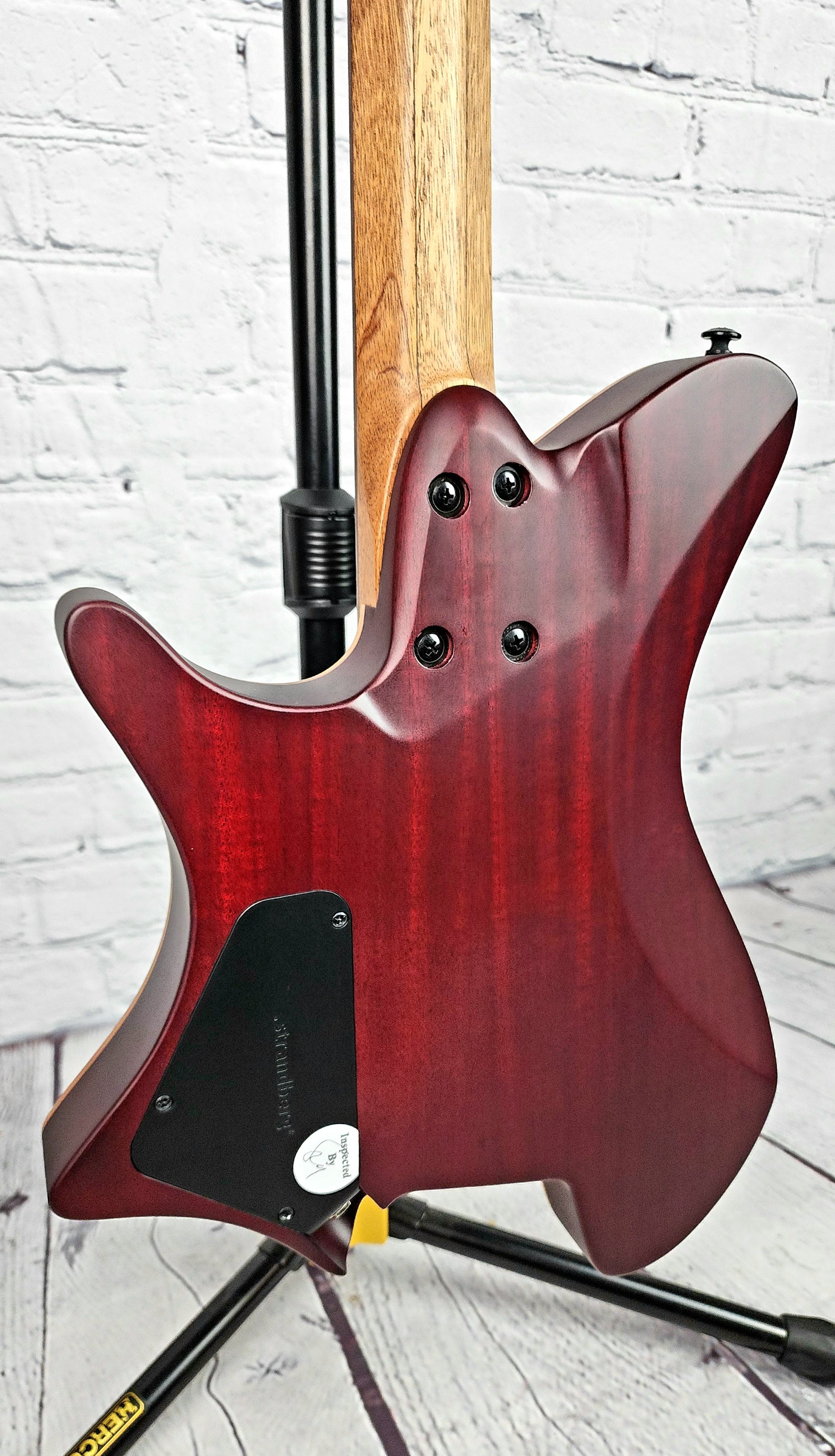 Strandberg Salen Jazz NX 6 String Semi-Hollow Electric Guitar Burgundy ...