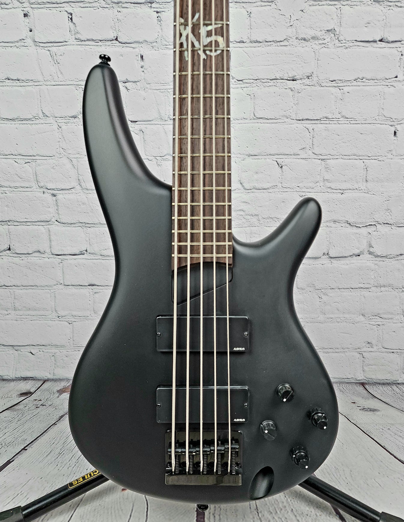 Ibanez K5 BKF Fieldy 5 String Bass Flat Black – Guitar Brando