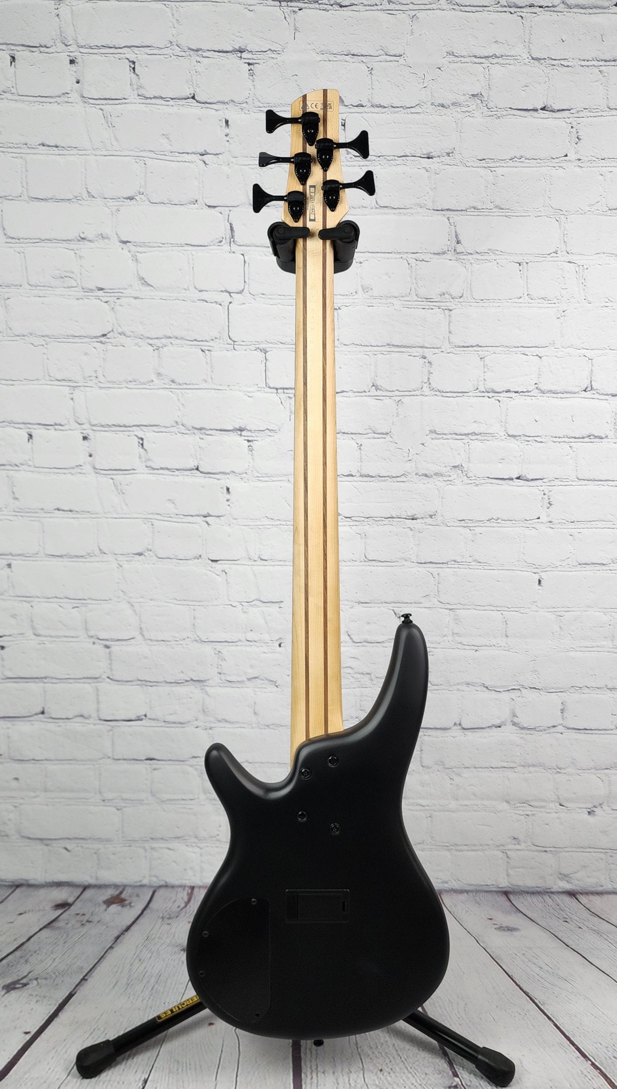 Ibanez K5 BKF Fieldy 5 String Bass Flat Black – Guitar Brando