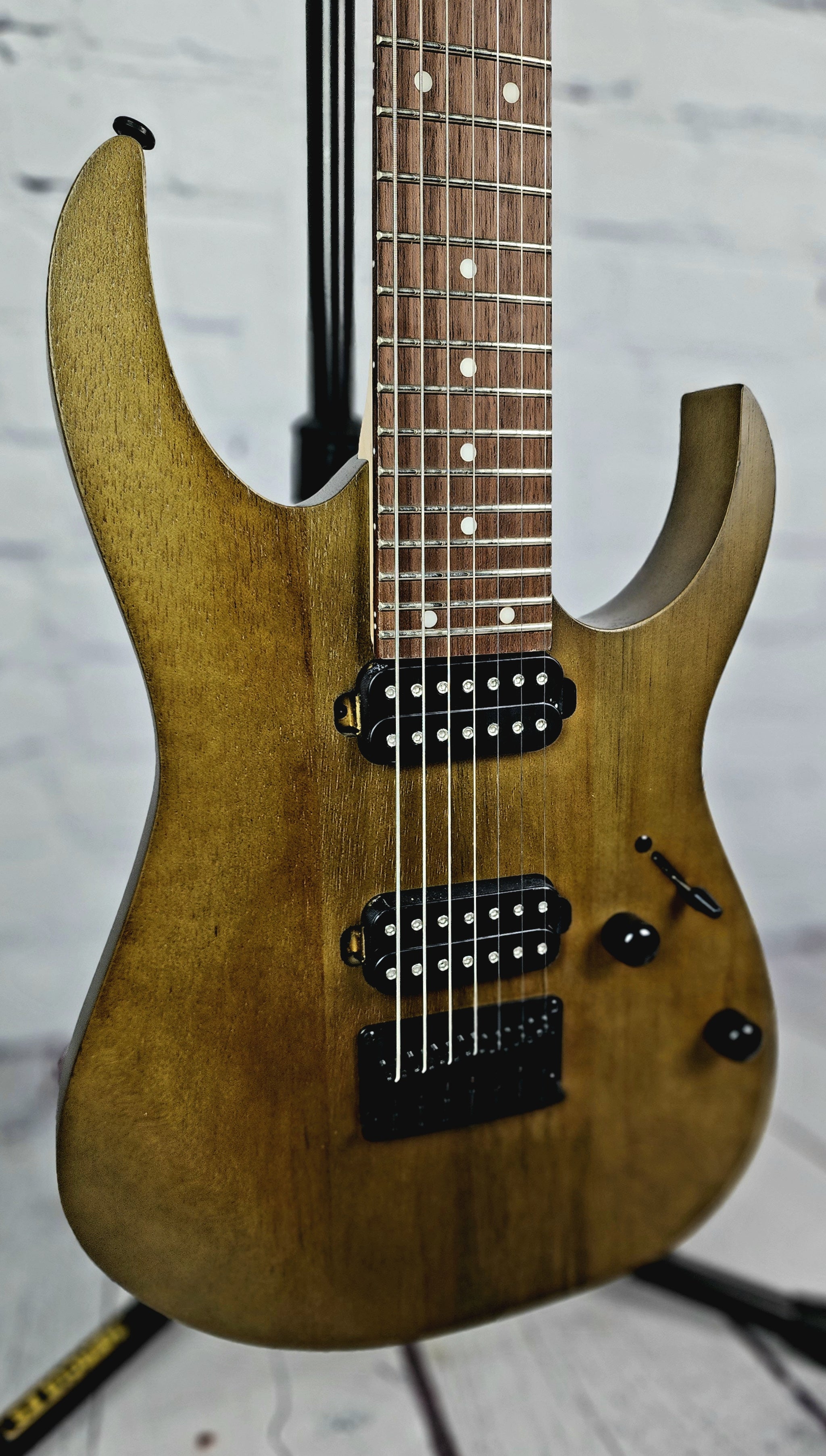Ibanez RG7421 WNF 7 String Electric Guitar Walnut Flat – Guitar Brando